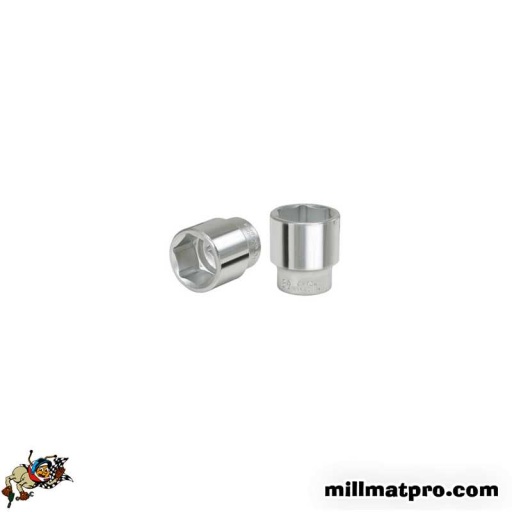 Millmatpro.com / Douille 1" 6 pans chrome plus 80mm > Outillages a main > douilles 3/4 et 1 > 1 ...