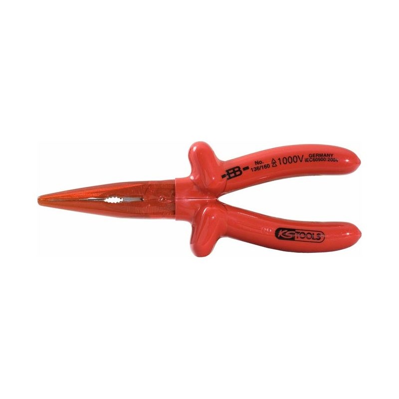 Millmatpro.com / Pince à bec demi-rond 1000v l.160 mm > Outillage > Outillages pour électricité ...